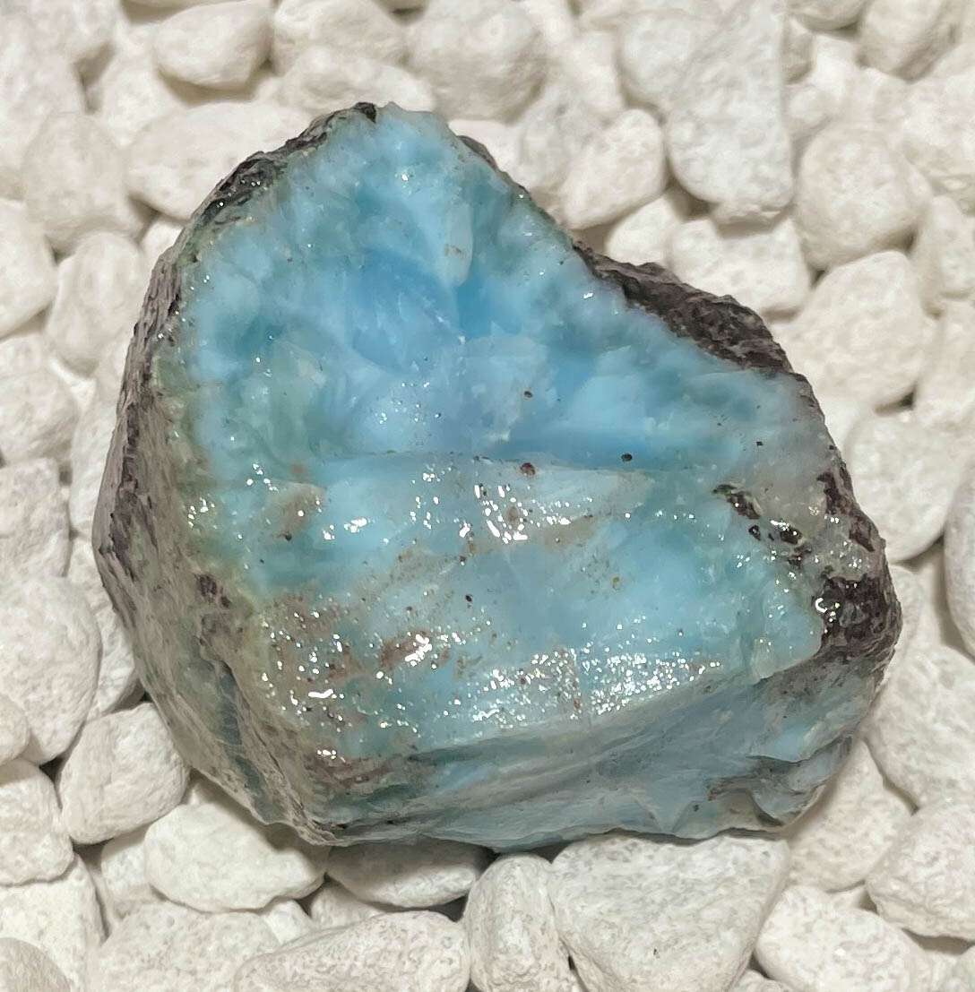 Larimar Rohstein Edelstein Mineralien